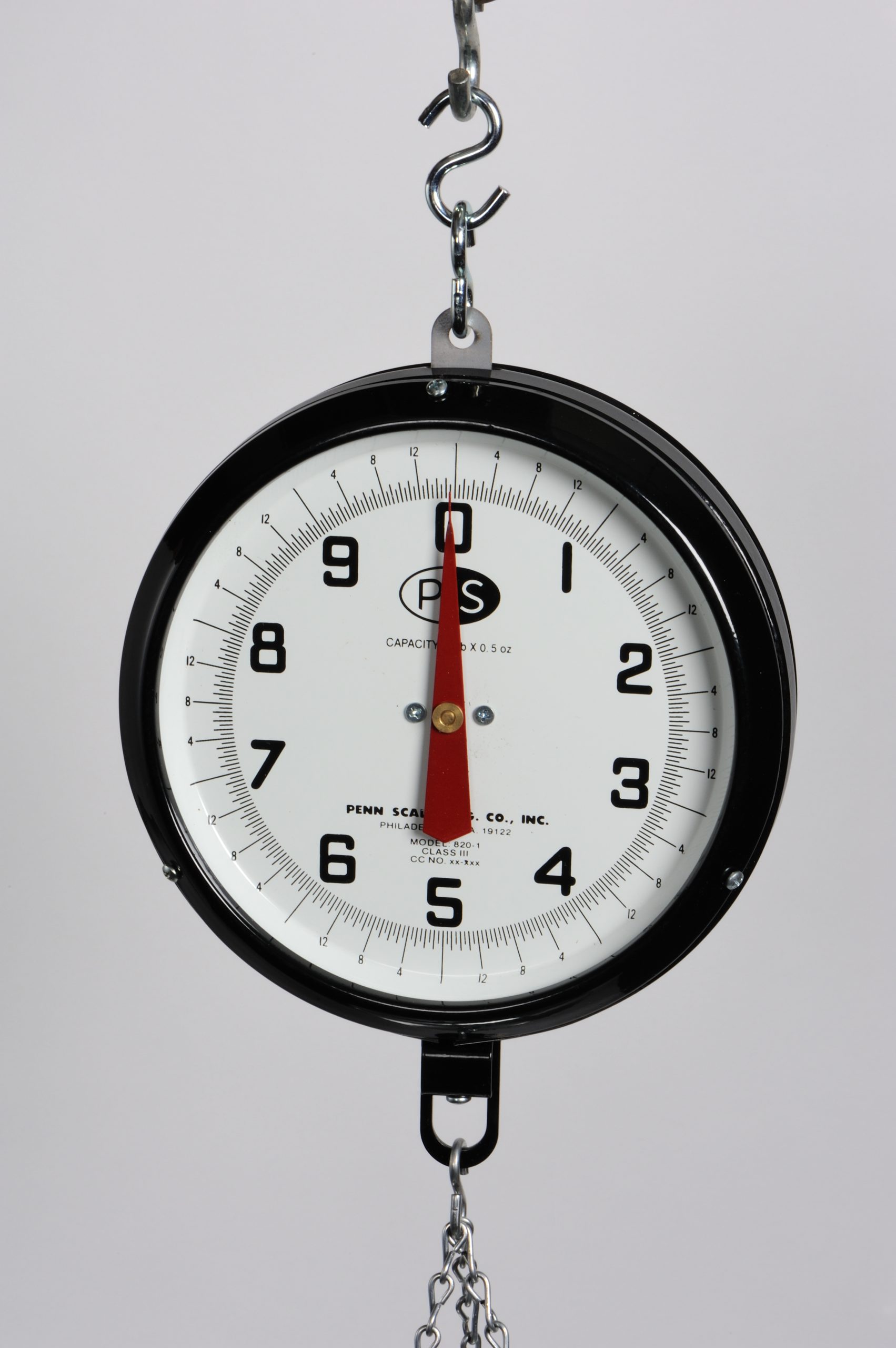 820 hanging scale Black - Made In USA Scales