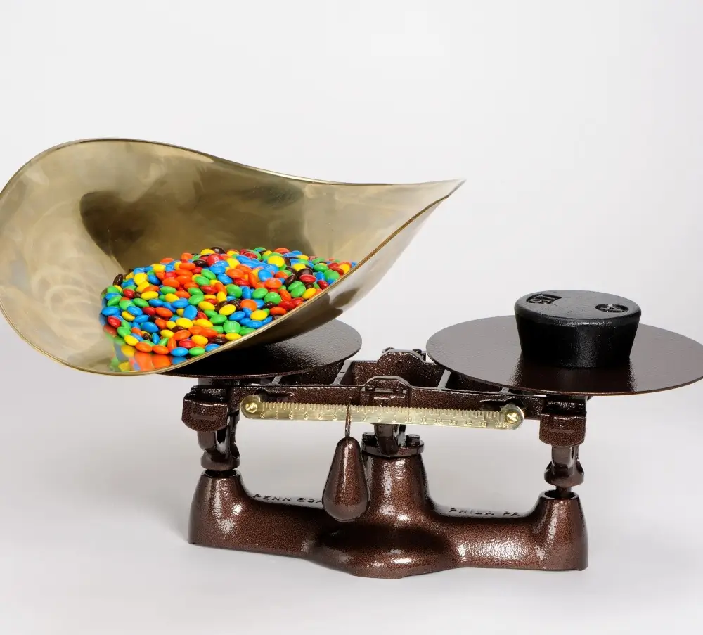 Baker Scale with Brass Scoop - Made In USA Scales